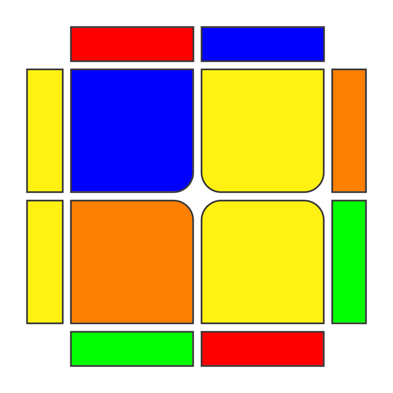 2x2 CLL Algorithms CLL 23 P Algorithm